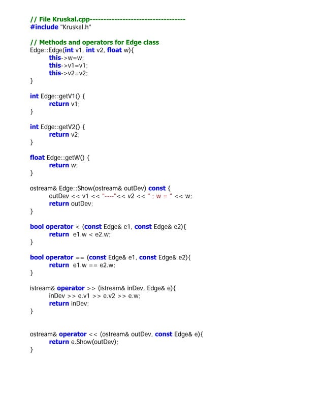 Kruskal algorithm | PDF