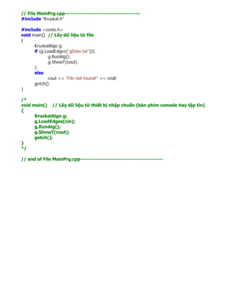 Kruskal algorithm | PDF