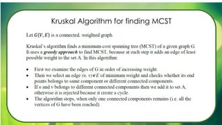 kruskal and prims algorithm _ | PPTX | Computing | Technology & Computing