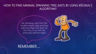 Kruskal’s algorithm | PPTX