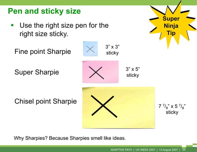 The Power of StickyNotes [UX Week 2007]