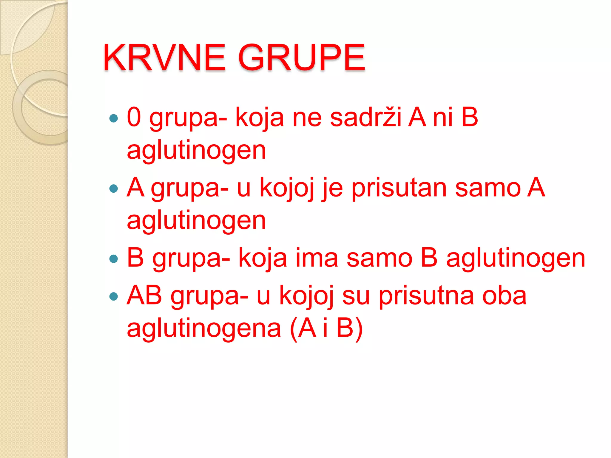 Krv biljana subotic | PPTX