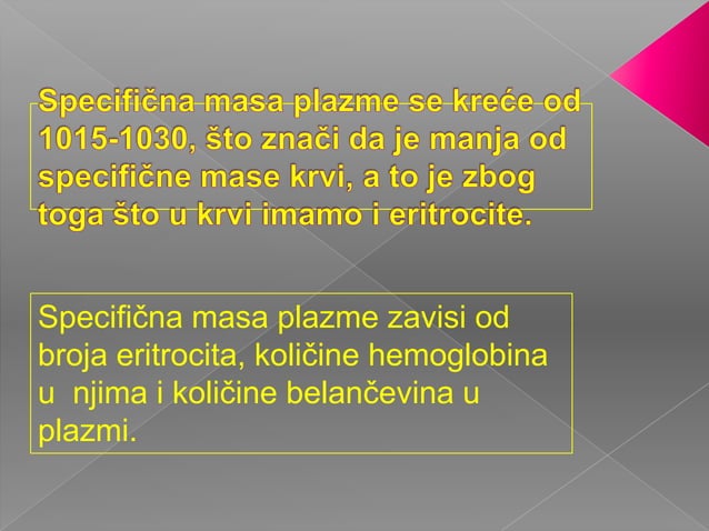 Krvna plazma Aleksandra Copic | PPT
