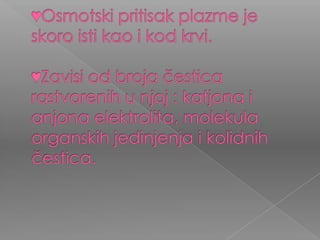 Krvna plazma Aleksandra Copic | PPT