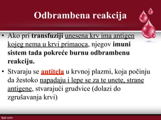 Krvne grupe biologija_8r | PPTX