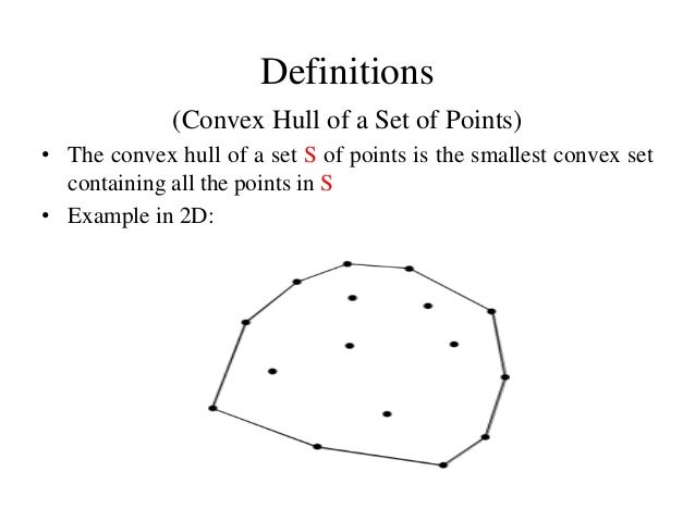 An Efficient Convex Hull Algorithm For A Planer Set Of Points 