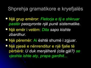 Kryefjala | PPT