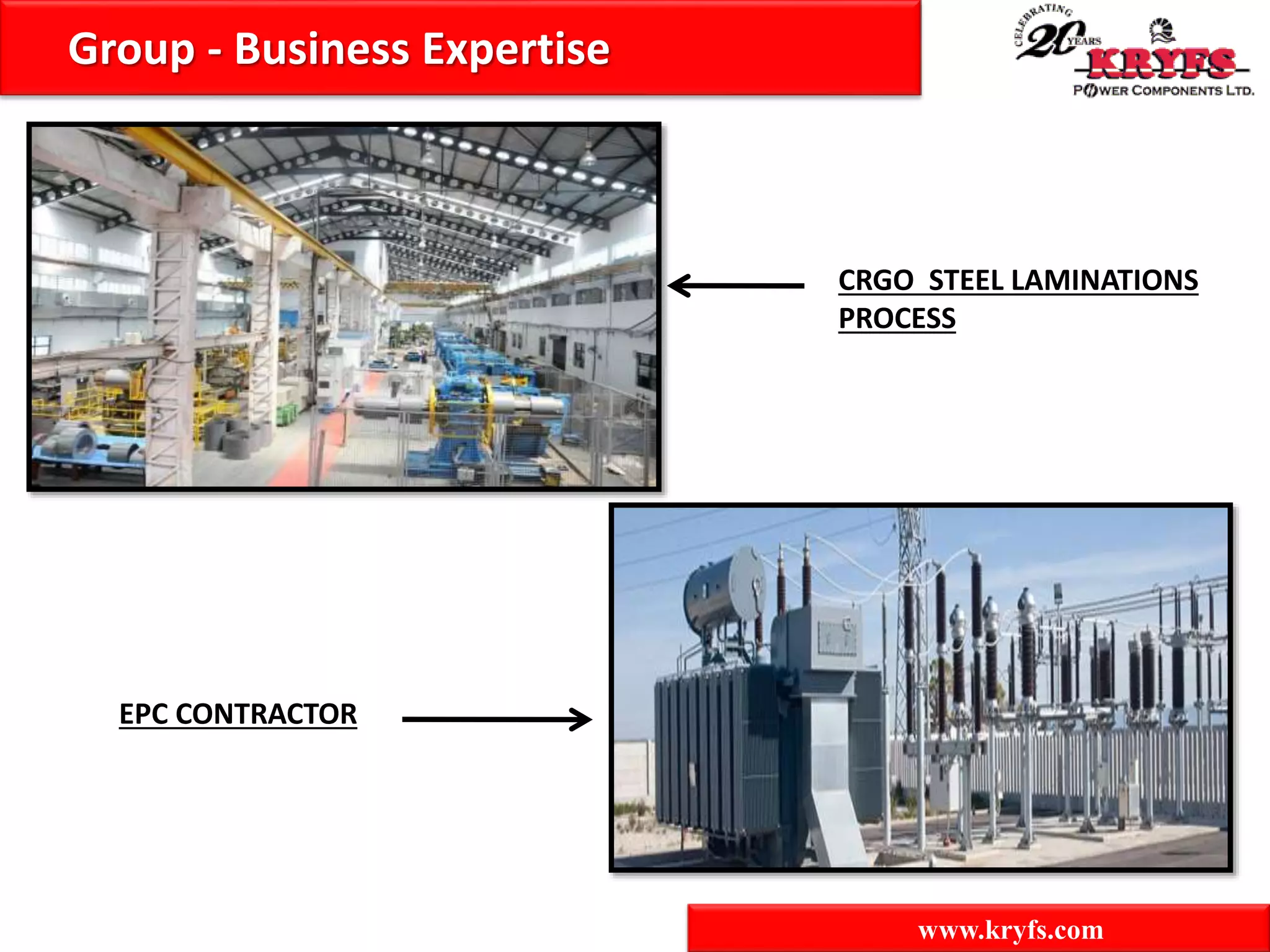 KRYFS - Manufacturer of Transformers | PPTX