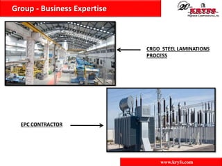 KRYFS - Manufacturer of Transformers | PPTX