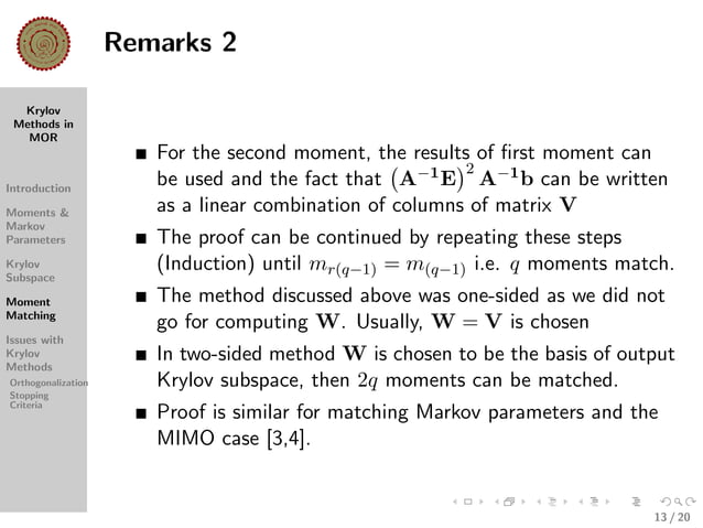 Krylov Subspace Methods In Model Order Reduction Ppt