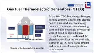 Thermoelectric Generators from KRYOTHERM | PPT