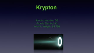 Krypton science project | PDF