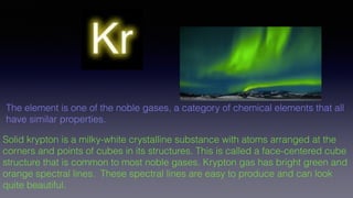 Krypton science project | PDF