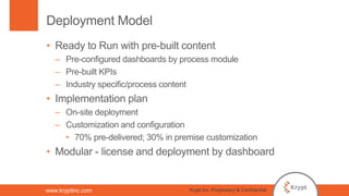 Krypt Visibility - Reporting and Analytics for your Supply Chain | PPT
