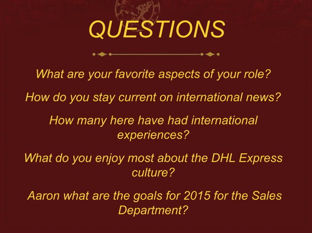 Krystal, DHL Express, Inside Sales Executive, Interview Panel ...