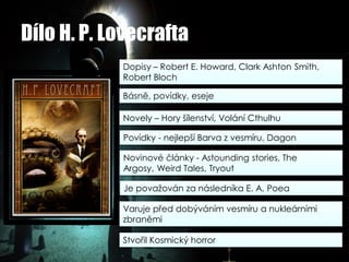 Krystalická hrůza H. P. Lovecrafta ve filmu | PDF