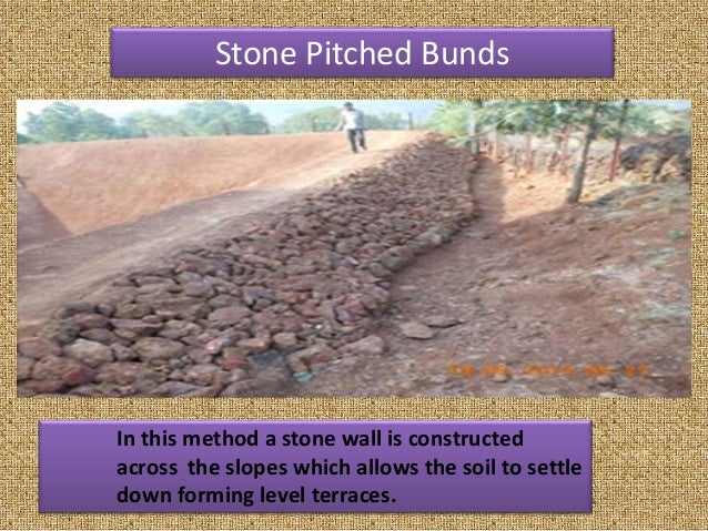 Stone Pitched Bunds