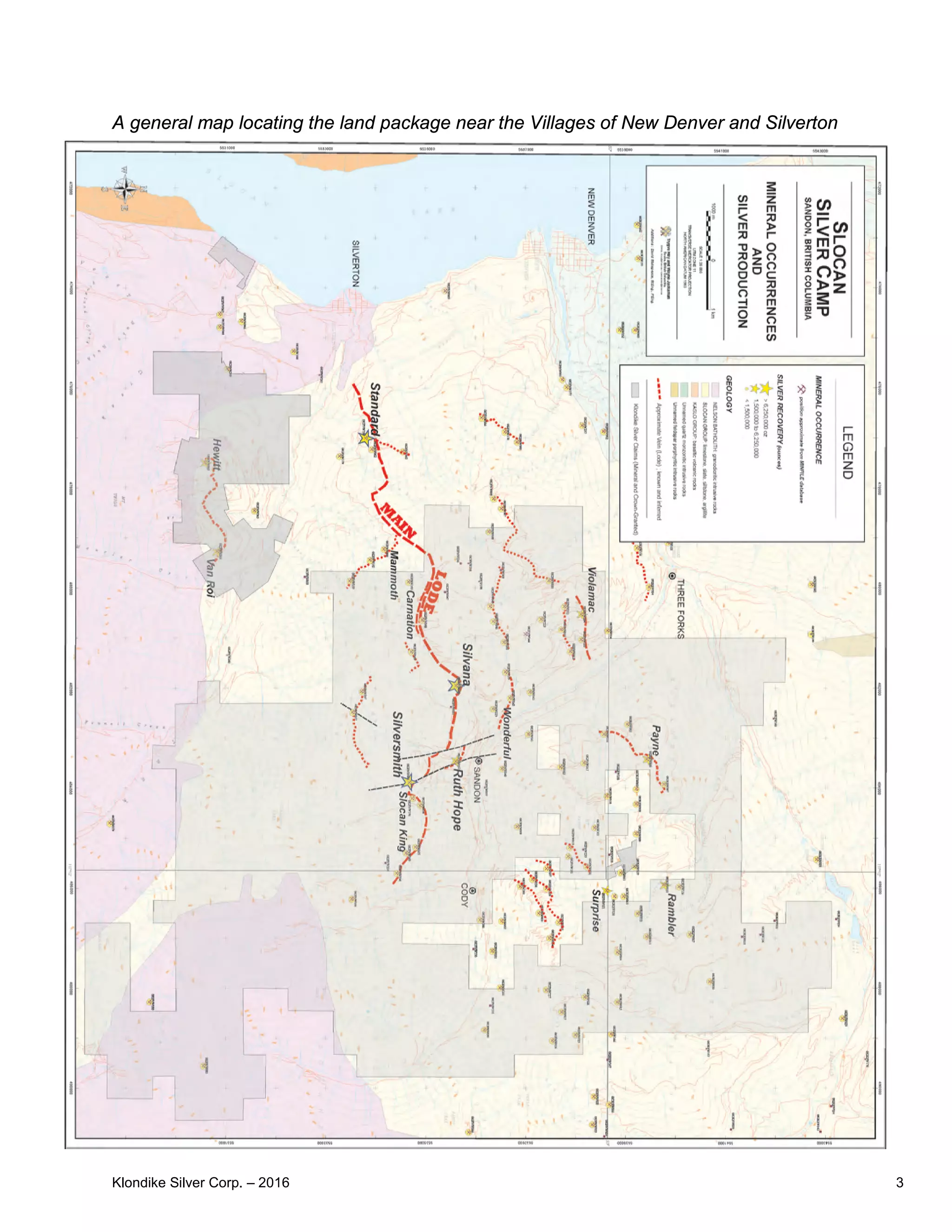 Klondike Silver Corporate Brochure | PDF