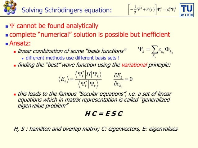 Density functional theory (DFT) and the concepts of the augmented-plane-wave plus local orbital ...