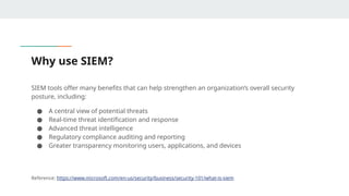 KS - Introduction to System Information and Security Management (SIEM).pptx