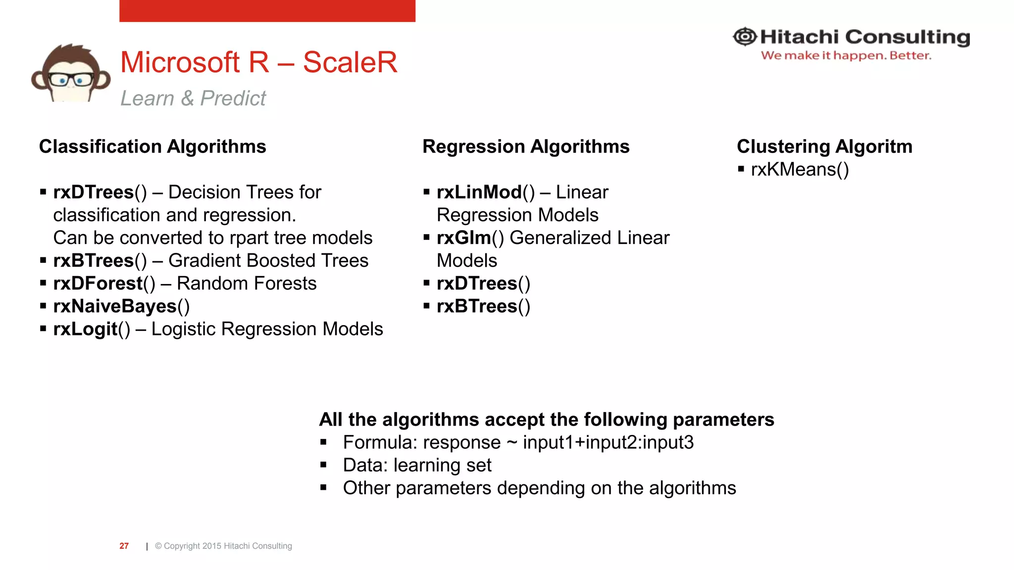 Microsoft R - ScaleR Overview | PPT