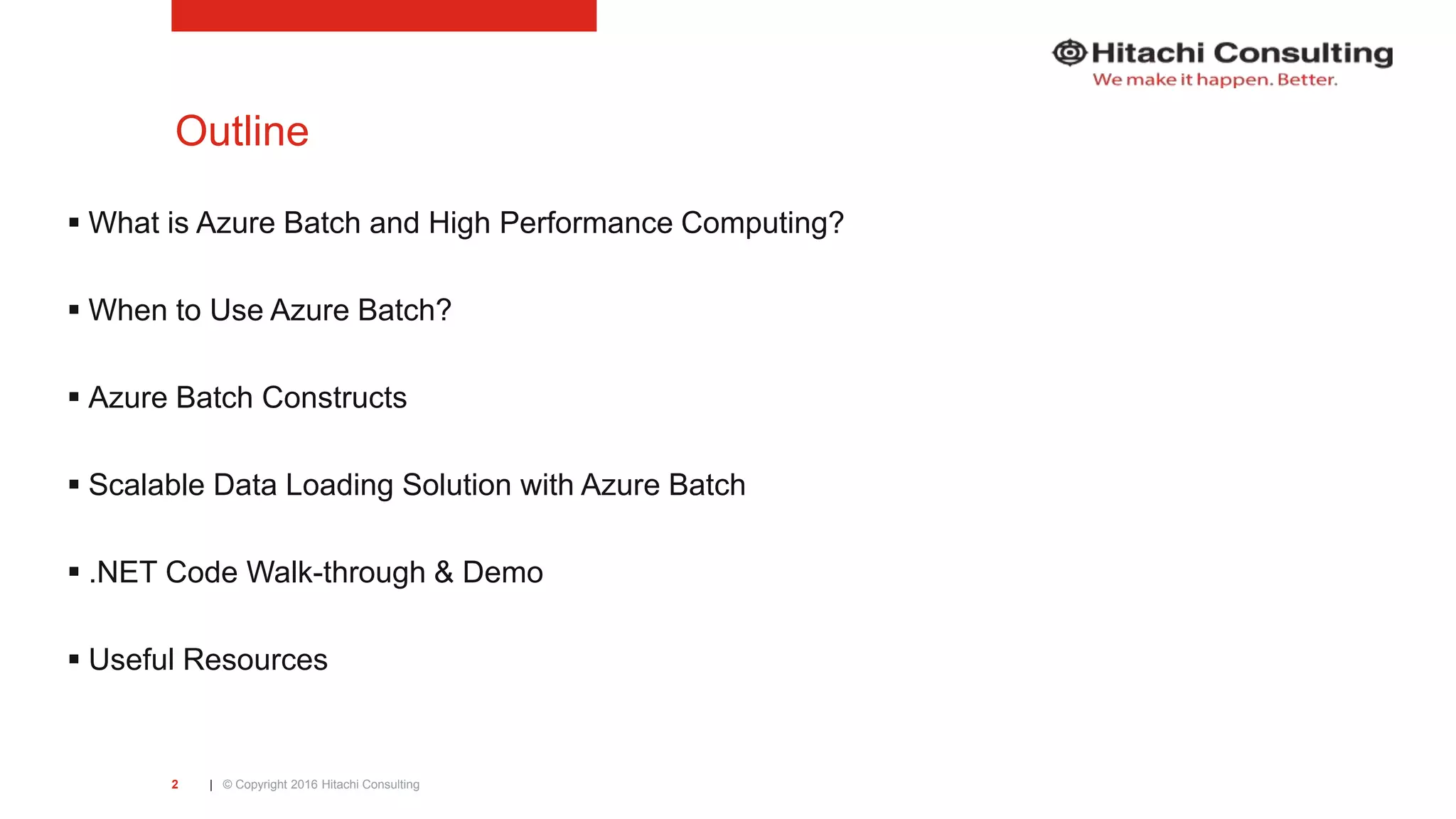 Microsoft Azure Batch | PPTX