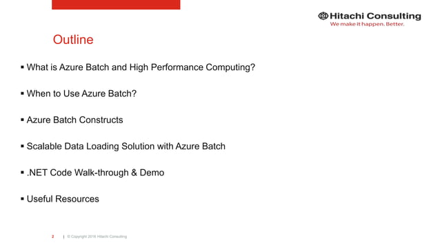 Microsoft Azure Batch | PPTX