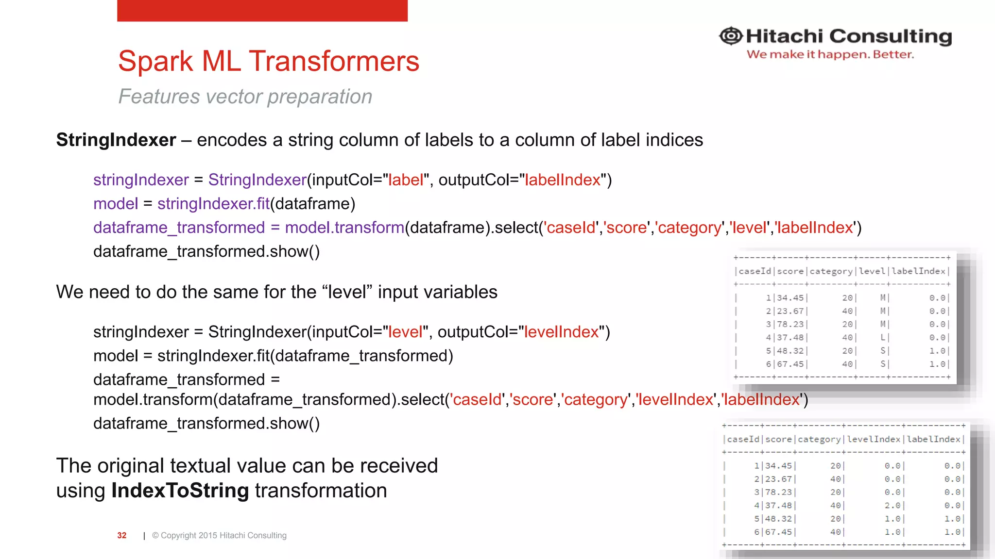 Machine learning with Spark | PPTX