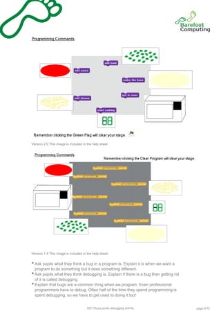 Ks1 pizza-pickle-debugging-activity1 | PDF