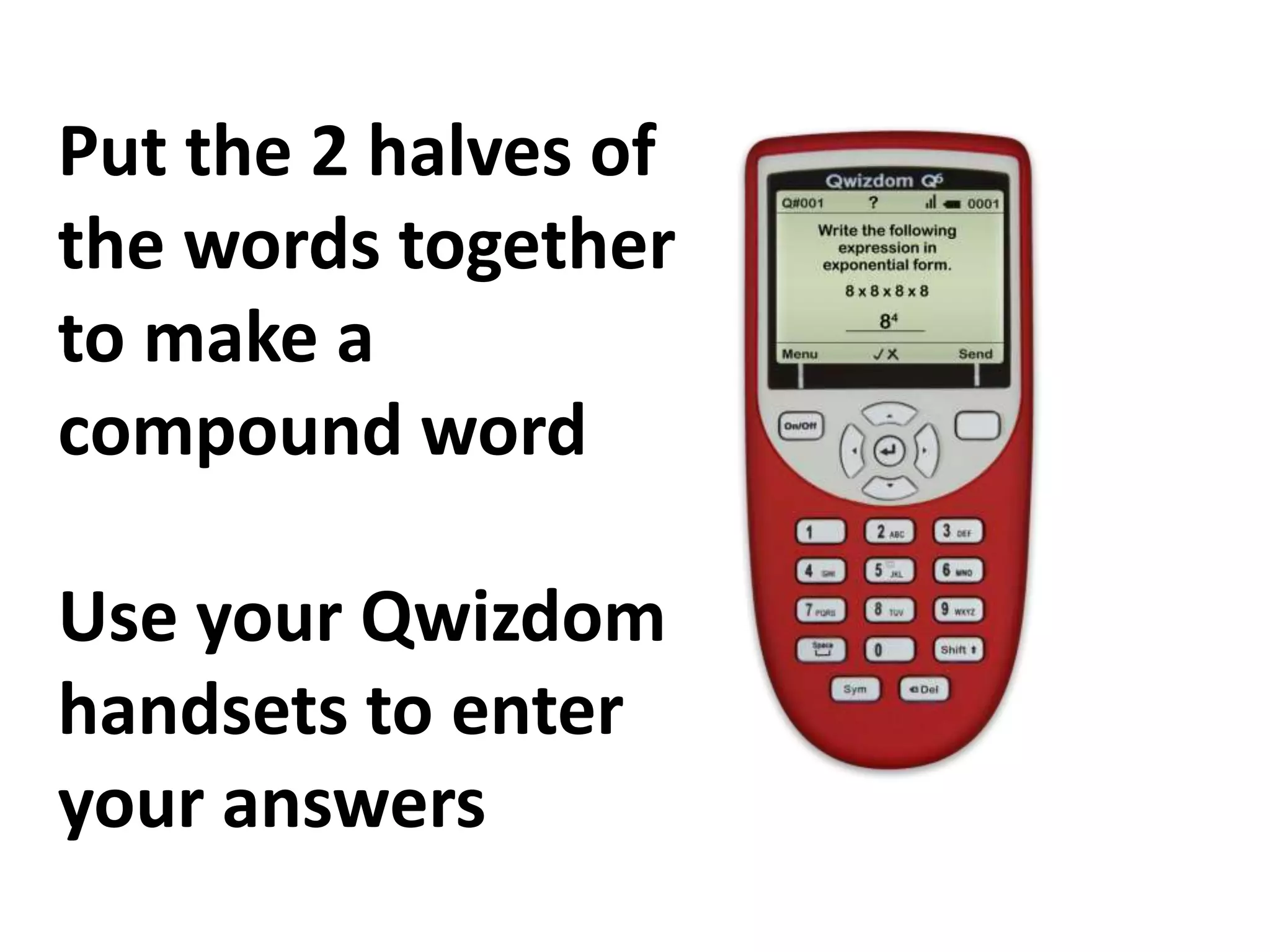 KS1 Compound Words Spelling Test | PPTX