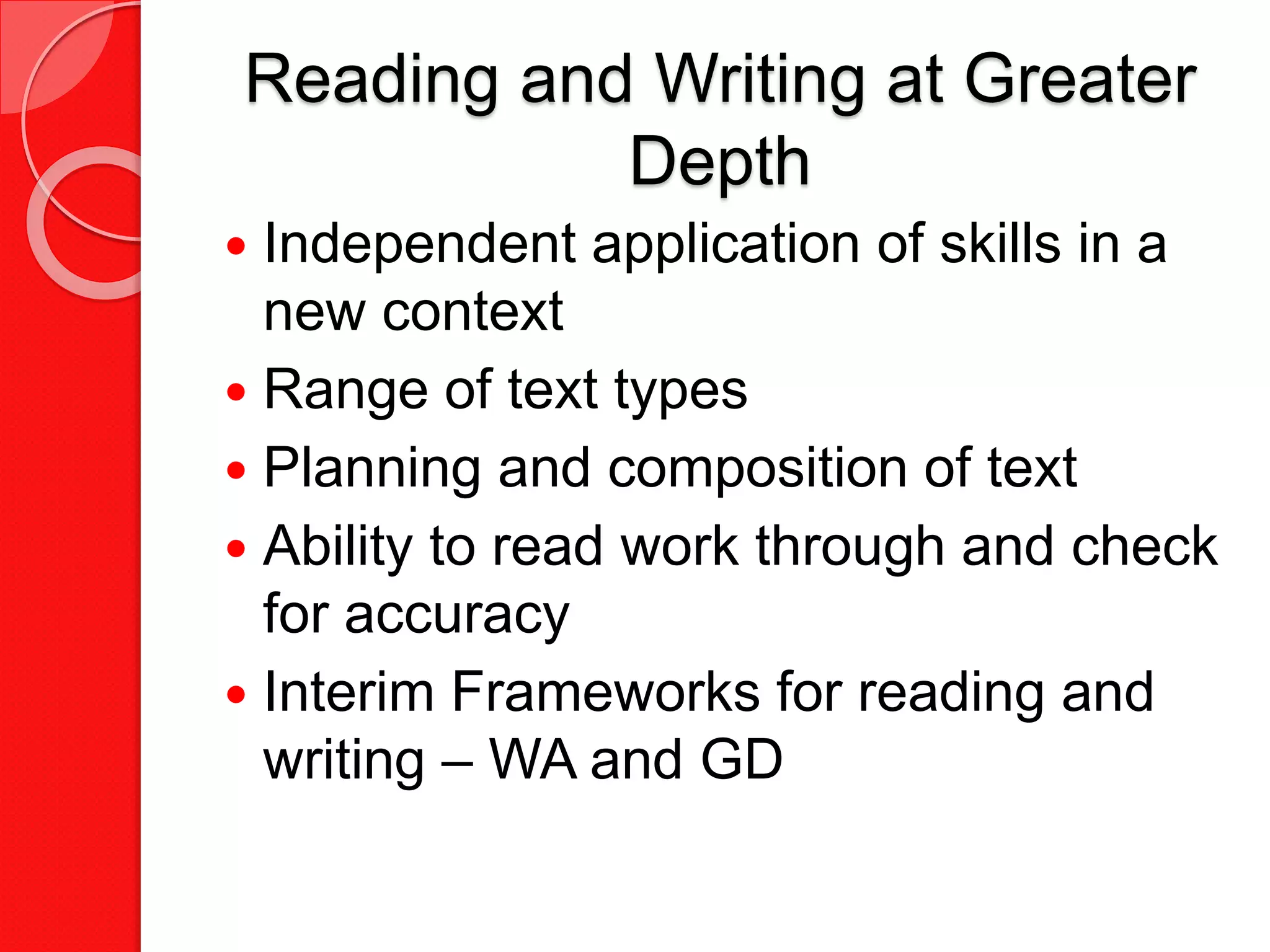 KS1 Curriculum Expectations | PPTX