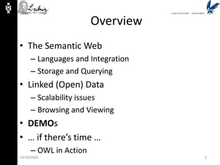 Ks2009 Semanticweb In Action | PPTX | Web Design and HTML | Internet