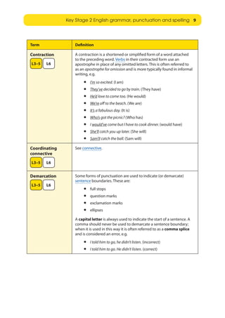 Ks2 Glossary of Terms | PDF