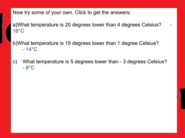 How To Do KS2 Mental Maths Paper SATs Negative Number Questions | PPT