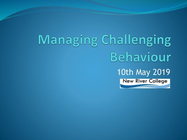 Positive Behaviour Management. | PPTX | Mental Health | Diseases and ...