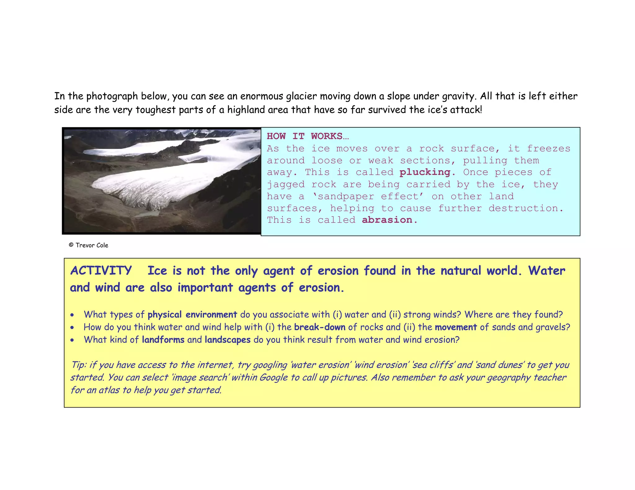 Glacial erosion and weathering | PDF