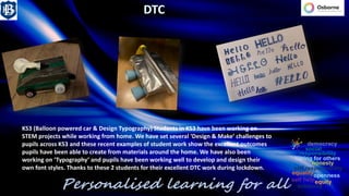 KS3 work completed during home learning | PPT