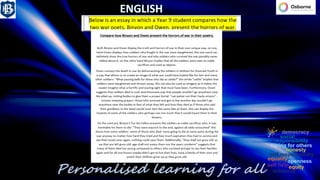 KS3 work completed during home learning | PPT