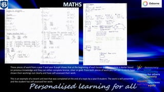 KS3 work completed during home learning | PPT
