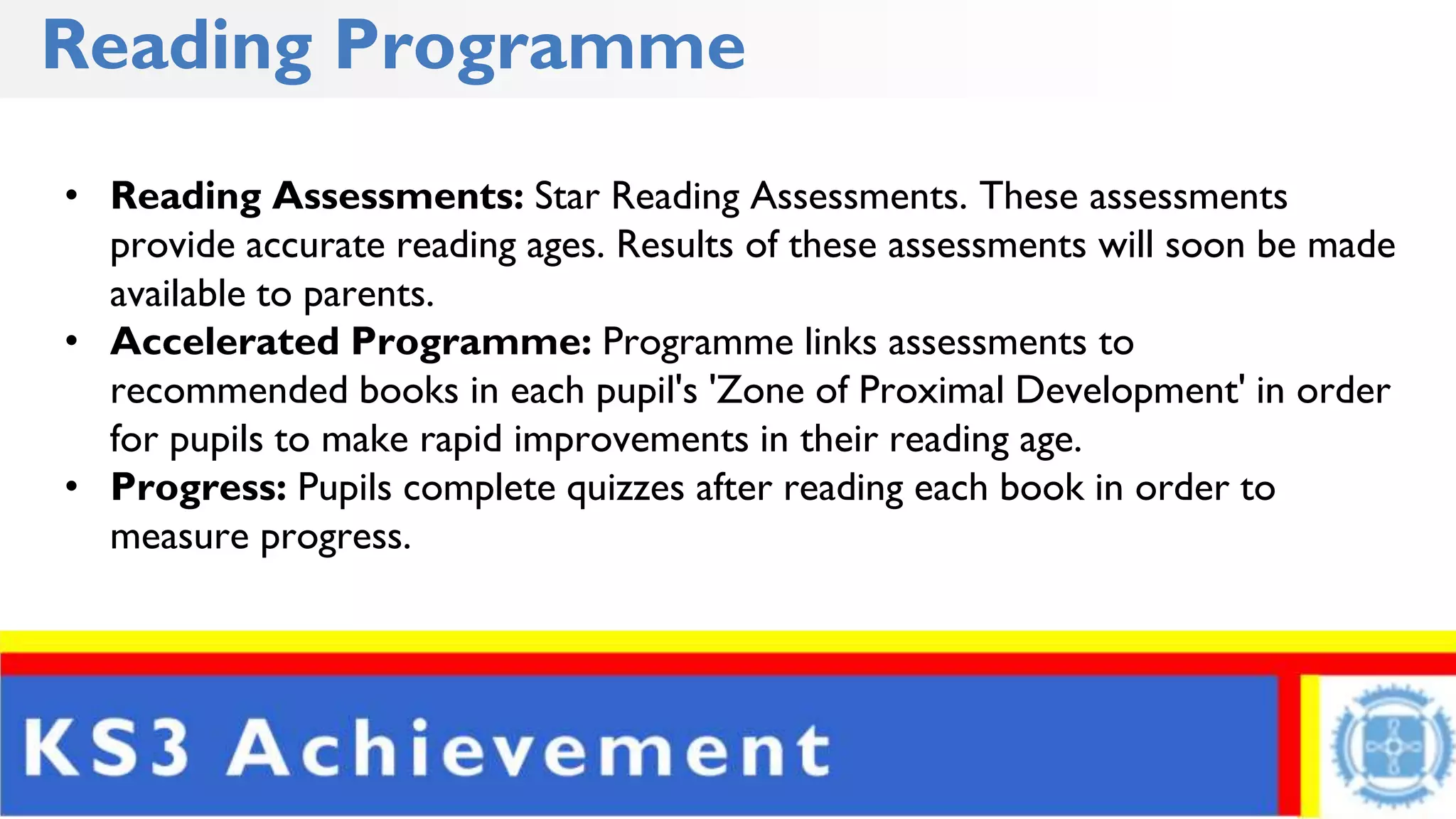KS3 Parents' Information Evening - Assessment Guides.pptx