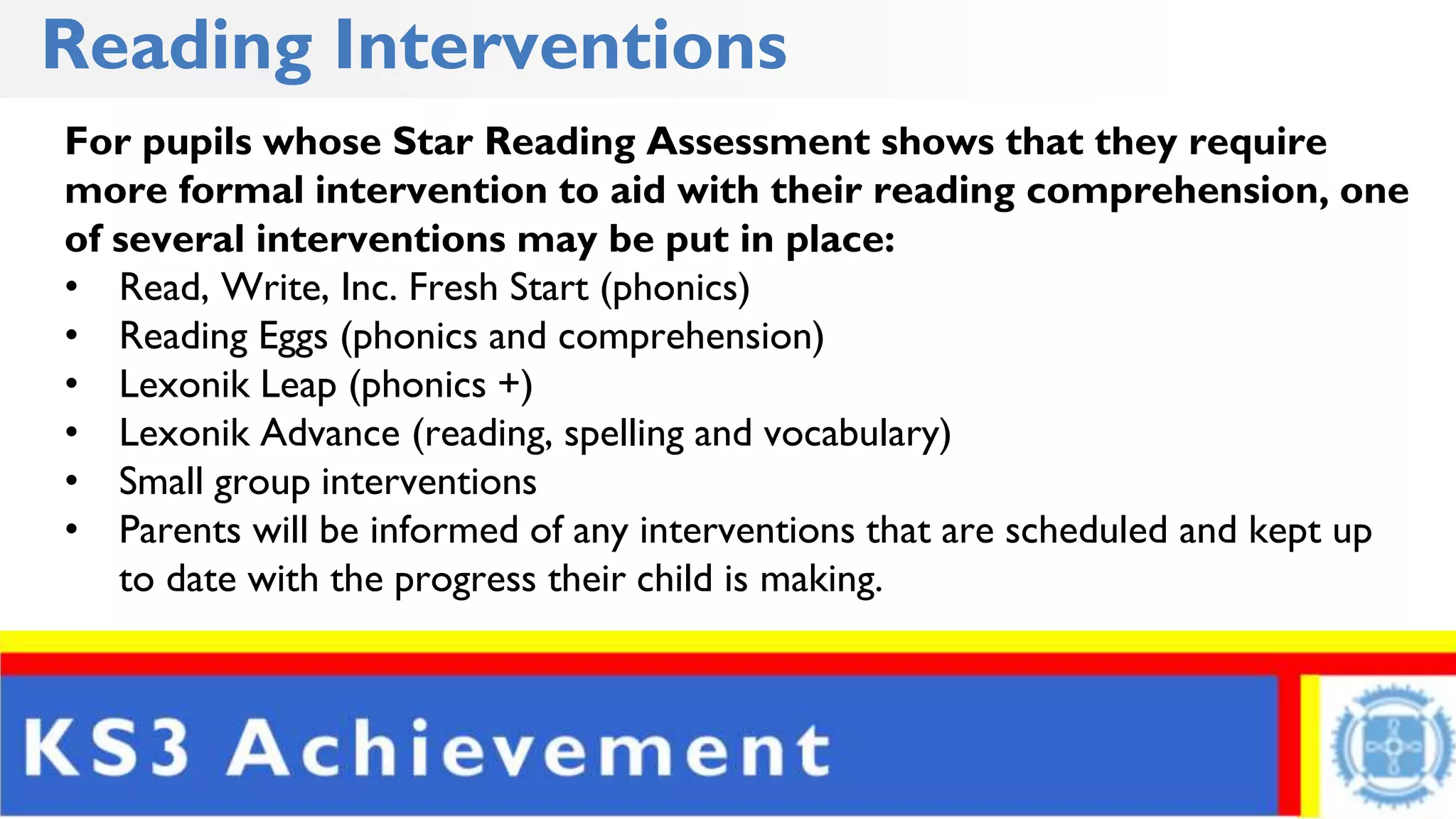 KS3 Parents' Information Evening - Assessment Guides.pptx