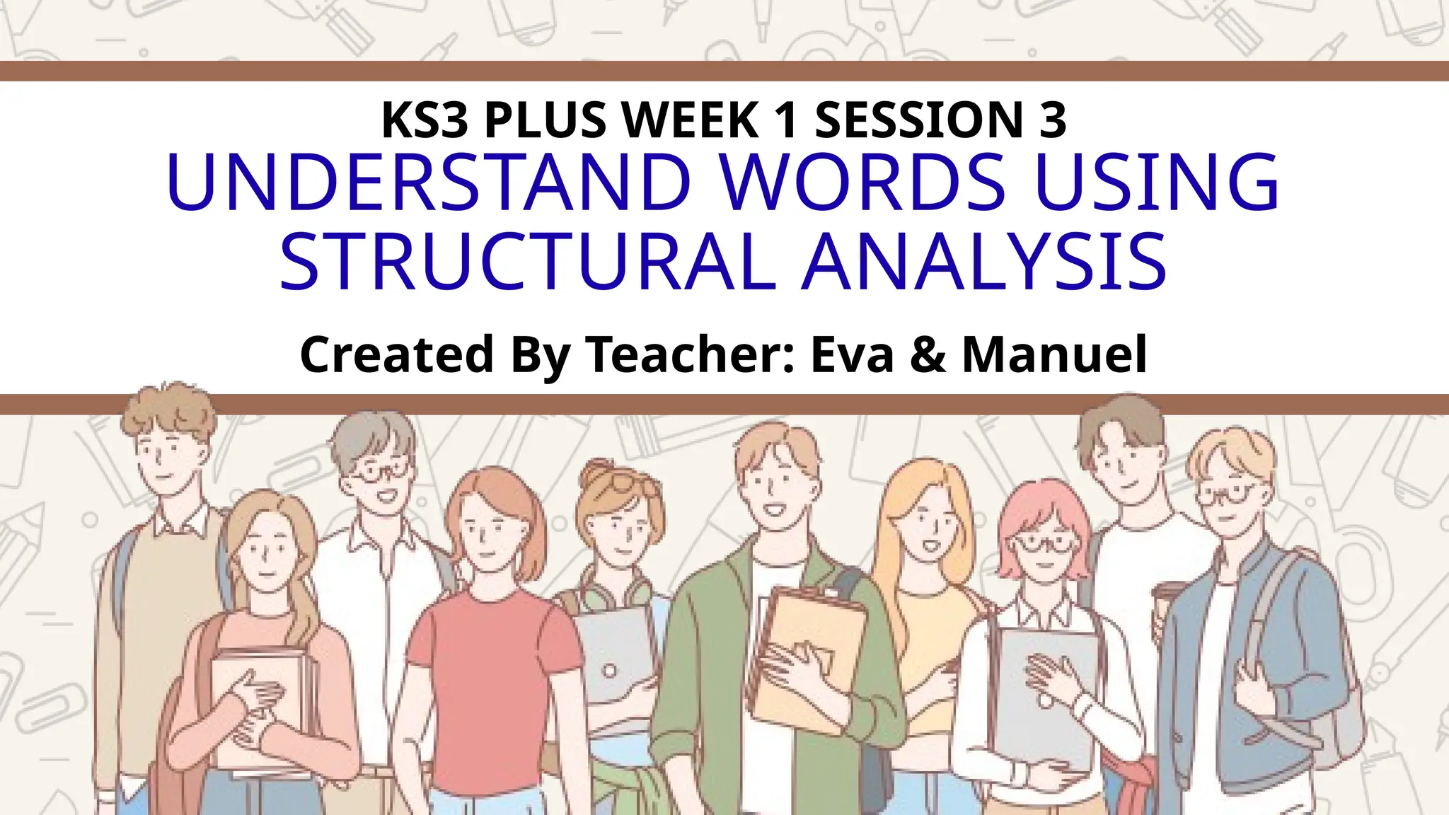 KS3 PLUS WEEK 1 SESSION 3.pptxJD DM MD FMF DM | PPTX