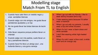 KS3 Spanish La ropa MARS EARS | PPTX