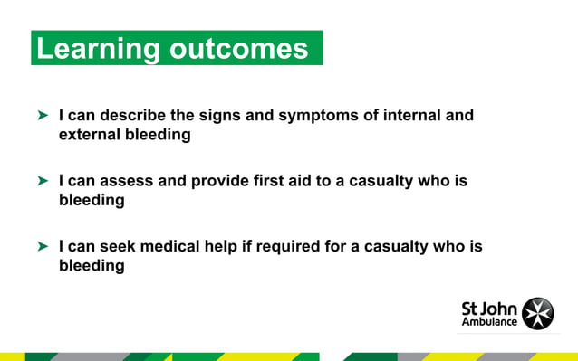 ks4-bleeding.pptx first aid how to manage injuries | PPTX