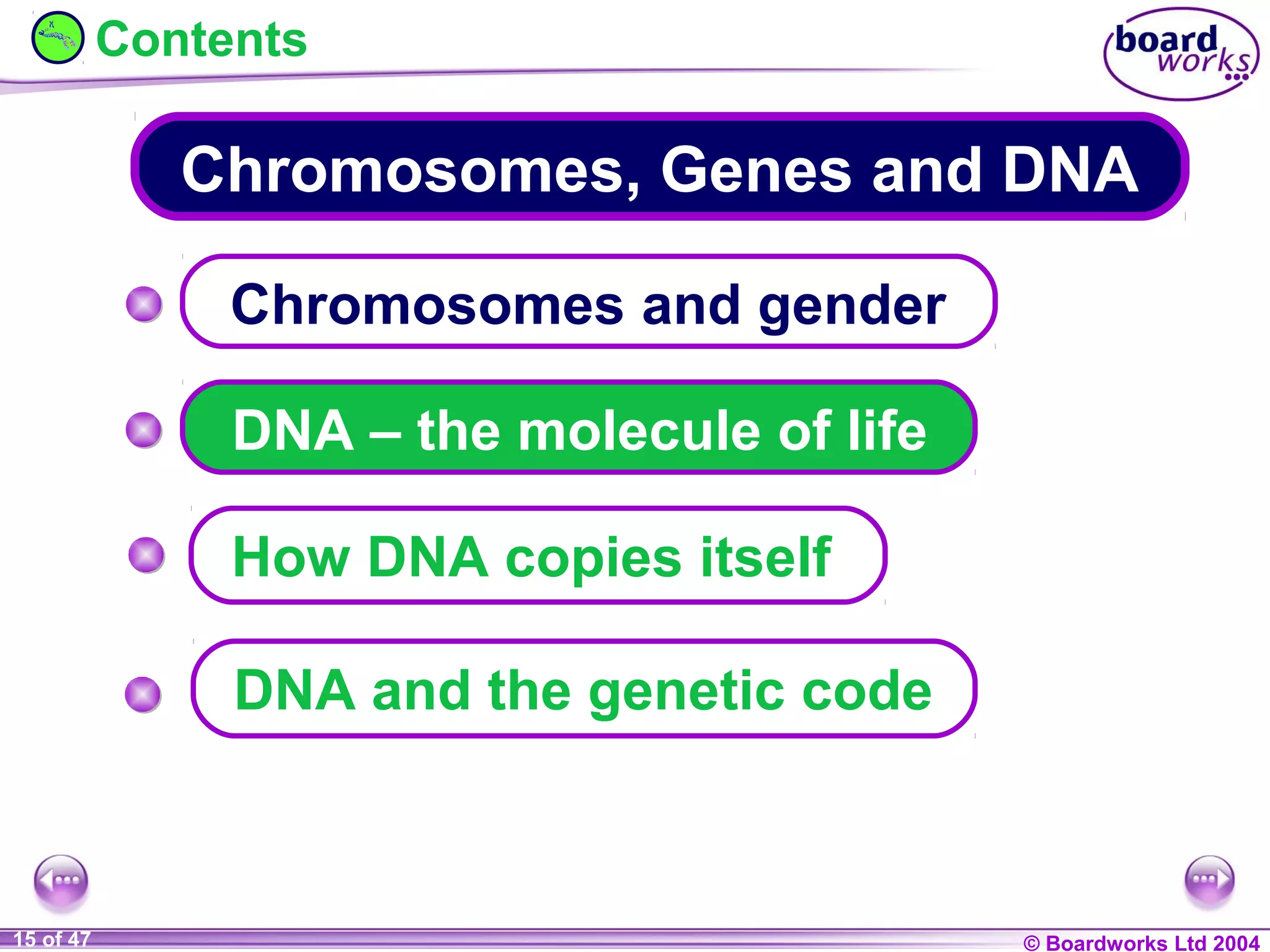 Ks4 chromosomes, genes and dna | PPT | Genetics | Science