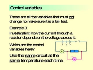 Variables and Tables | PPT