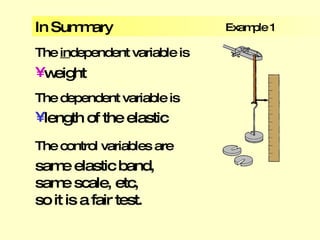Variables and Tables | PPT