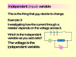 Variables and Tables | PPT