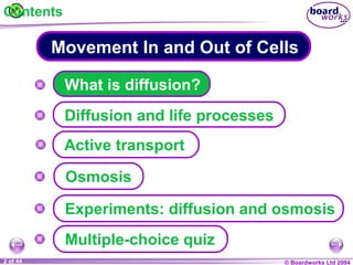 Ks4 movement in and out of cells | PPT