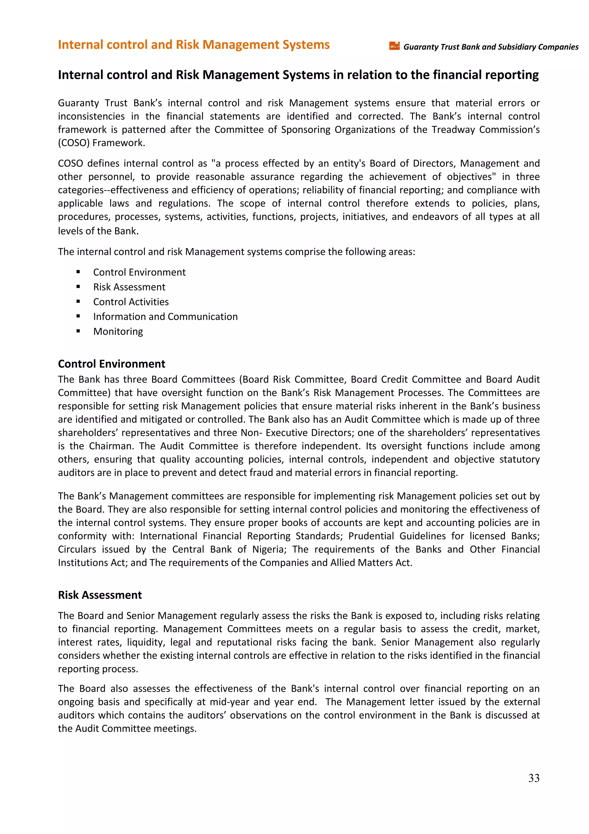 GTBank annual report 2015 | PDF